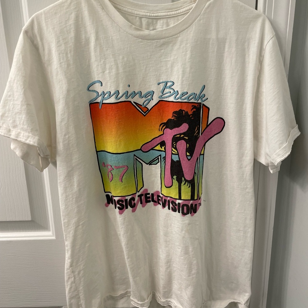 Mtv 1987 Spring Break T-Shirt Adult Medium - Gem
